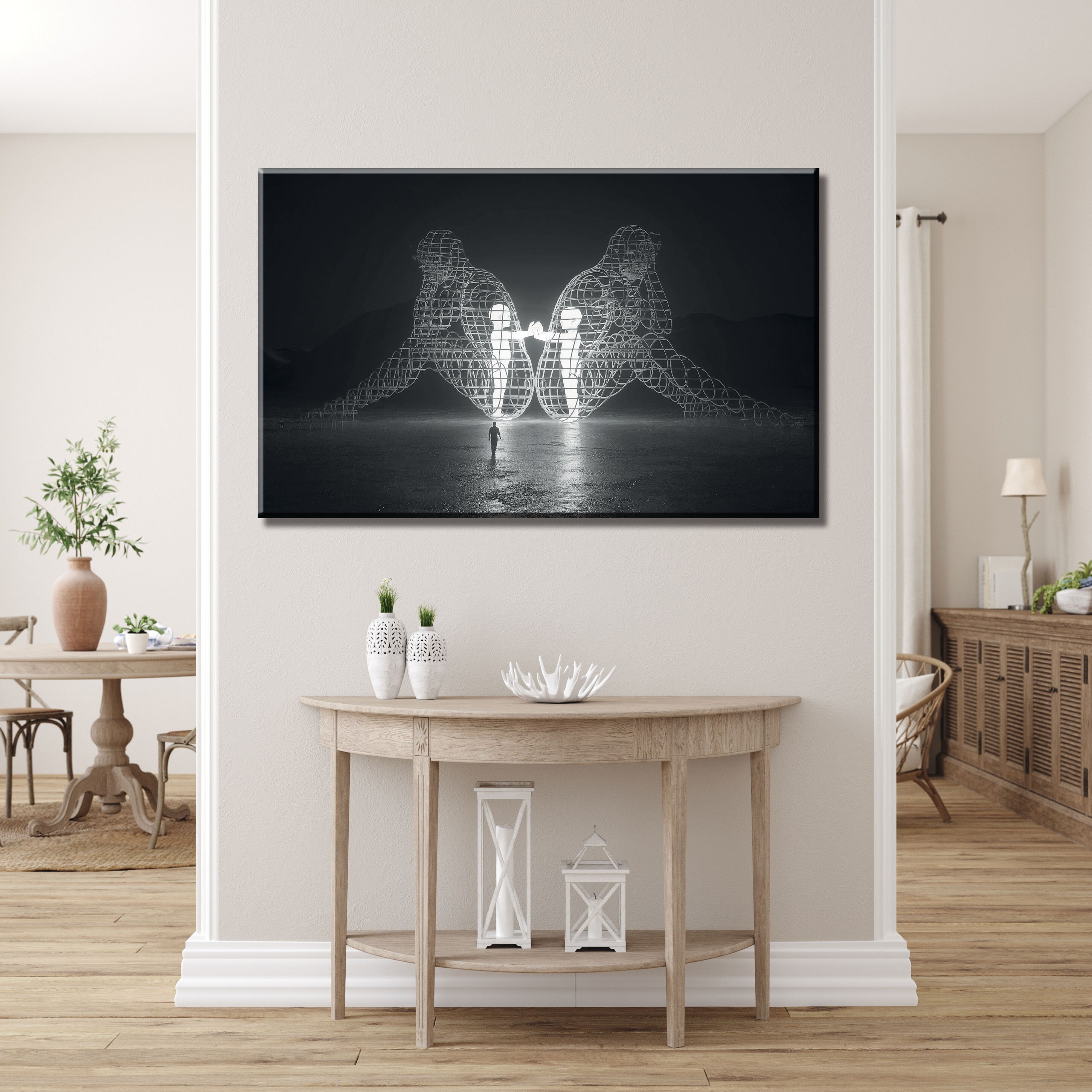 Alexander Milov Love ART Black and White Canvas Two People - Etsy Canada
