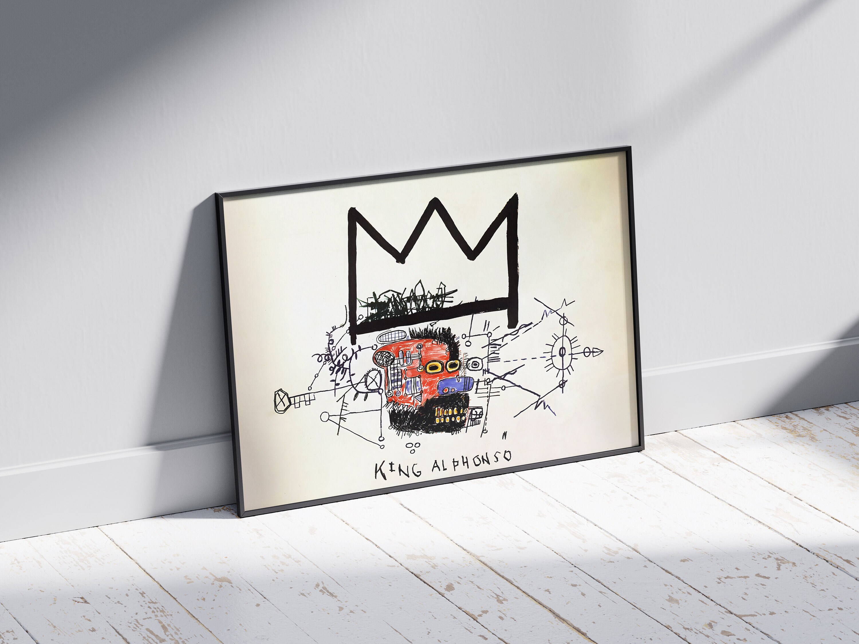 Jean Michel Basquiat Exhibition Poster Basquiat Print Pop - Etsy