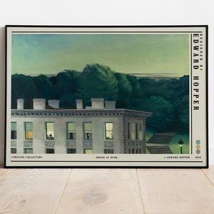 Edward Hopper Poster, Exhibition Poster, Vintage Poster, Museum Poster ...