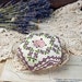 Cross Stitch Pattern Vintage Sampler-style Biscornu Pin Cushion PDF ...