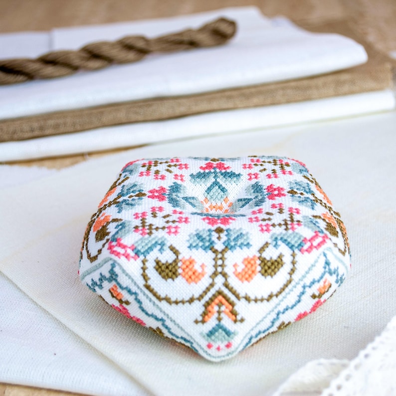 Set of Three Biscornu Patterns PDF – Cross Stitch Pincushions – Ladies ...