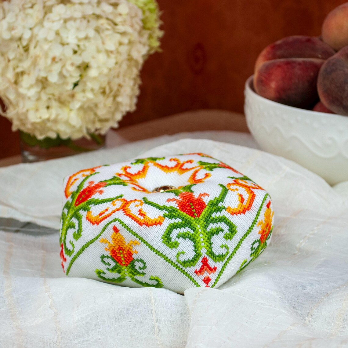 Cross Stitch Pattern Pin Cushion Grotesque Biscornu From Time ...
