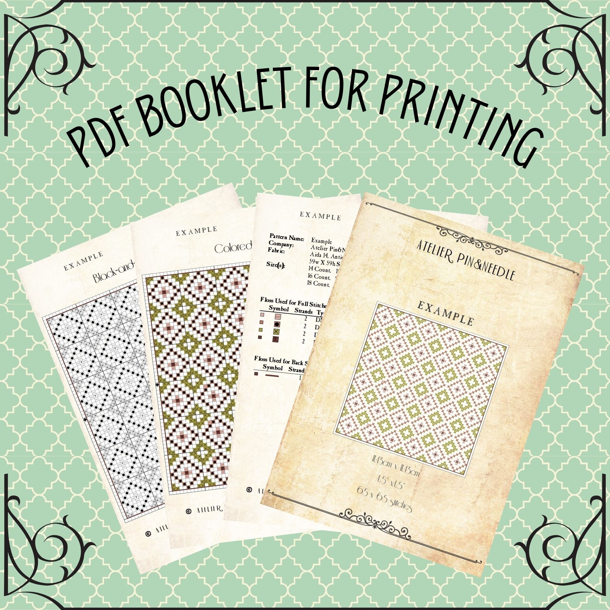 Set of Provence Style Cross Stitch Patterns Garden of Spring - Etsy