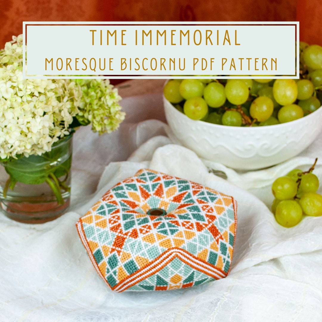 Cross Stitch Pattern Pin Cushion Moresque Biscornu From Time Immemorial ...