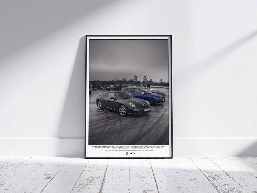 Porsche 911 Carrera 4s Wall Art Super Car Art Poster Modern - Etsy