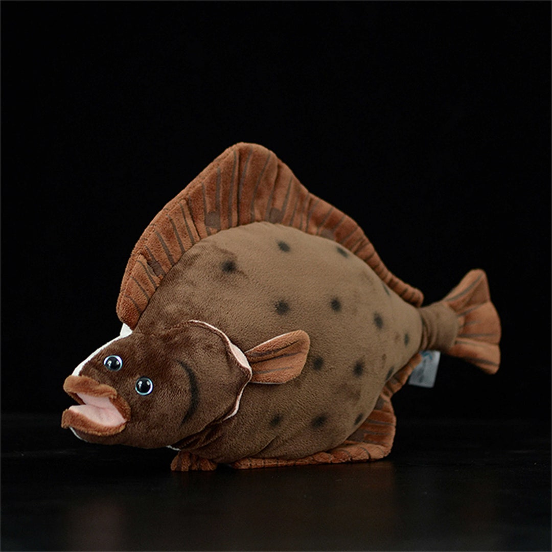 Stuffed Toys Sea Animals Plush Toy Soft Flatfish Cute Lovely - Etsy