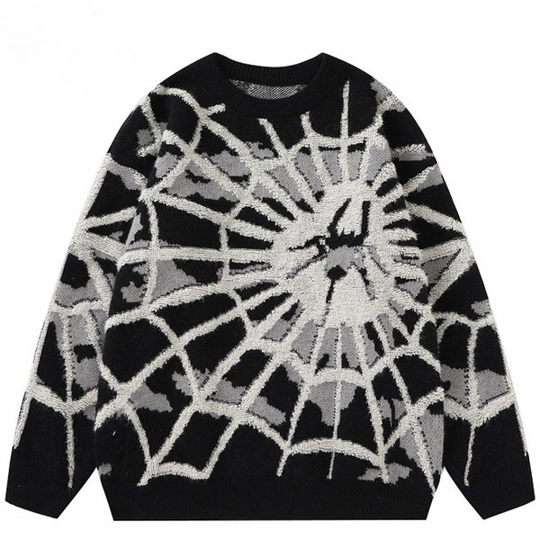 Spider Web Sweater - Etsy
