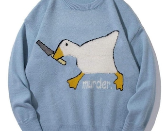 Murder Duck Sweater - Etsy