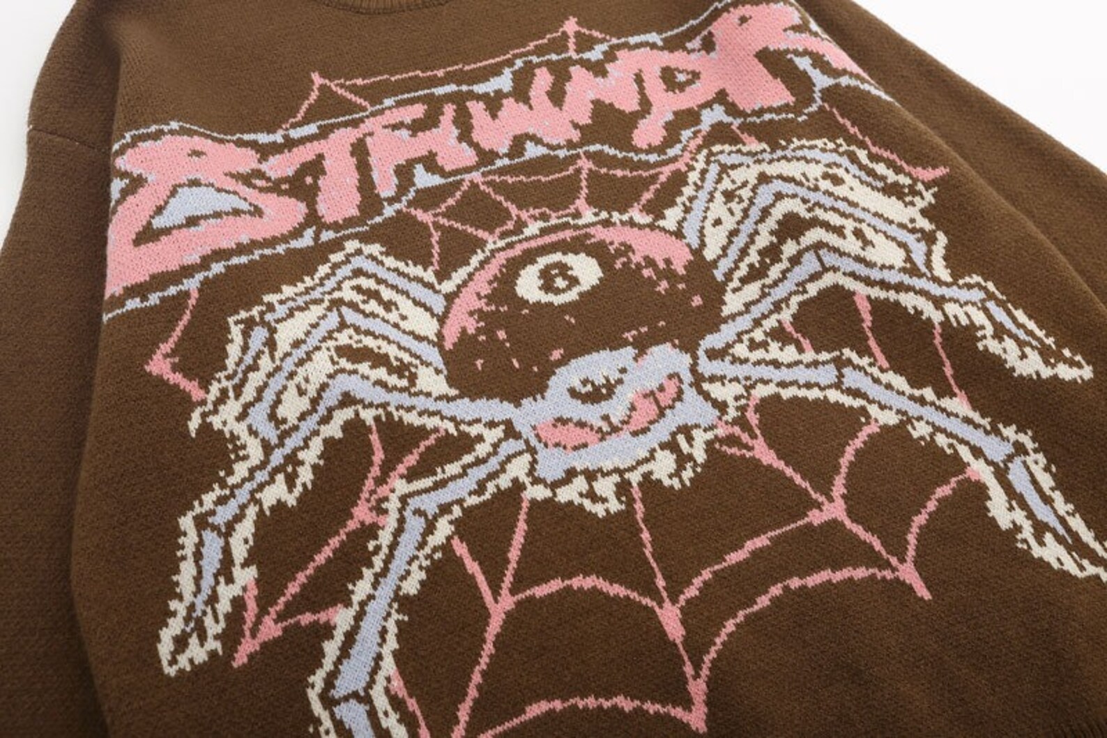 Knitted Unisex Loose Spider Sweater Grunge Streetwear Retro - Etsy