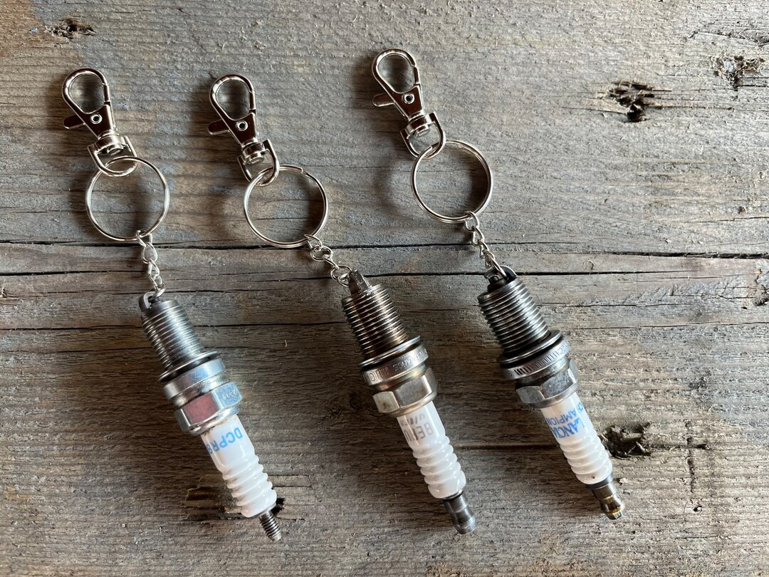 Vintage Keychain - Petrol Engine Spark Plug - Etsy