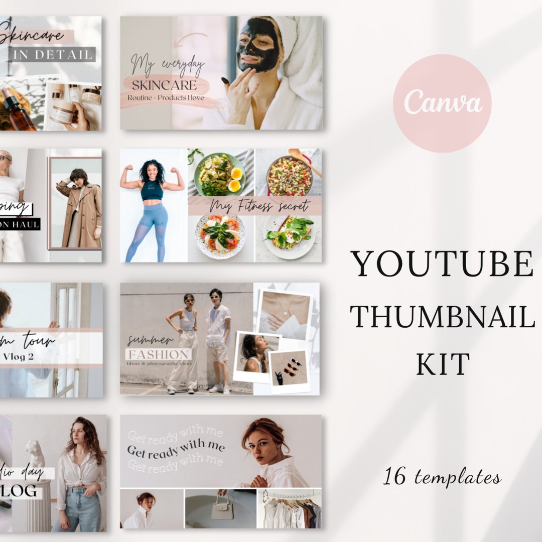 Youtube Kit, Youtube Channel Kit, Youtube Branding Kit, Youtube Banner ...