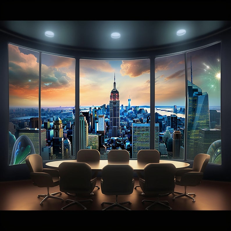 Professional Workspace Virtual Background Zoom Meeting Background - Etsy