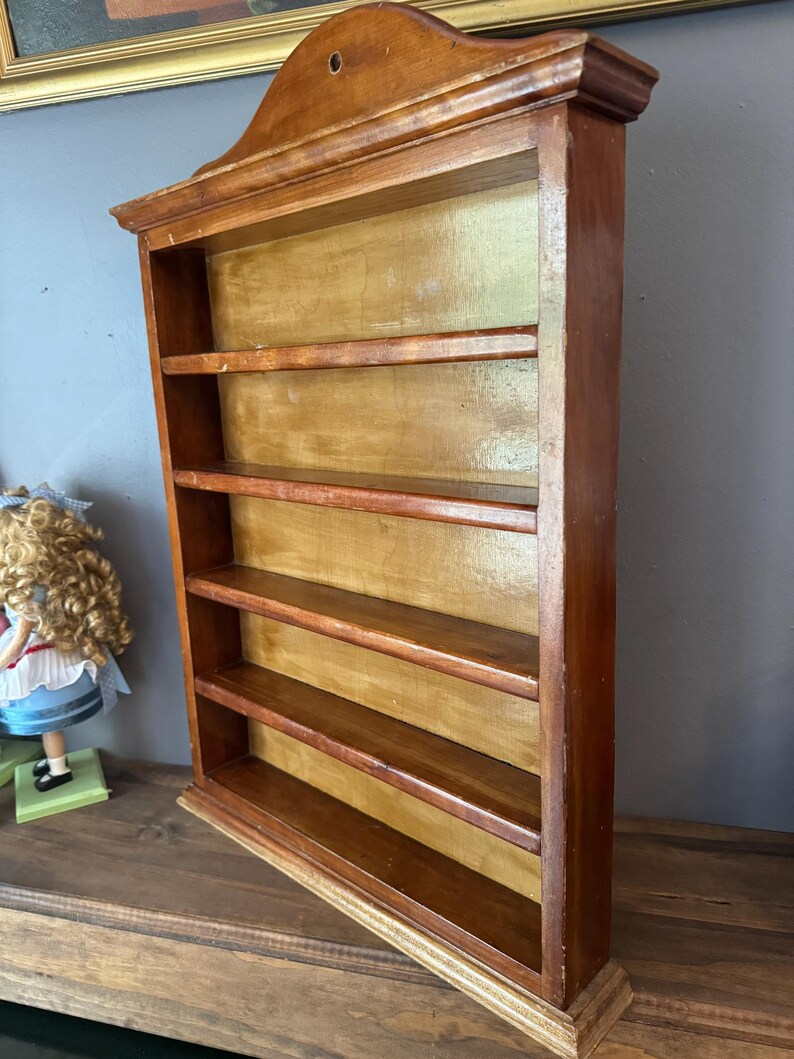 Solid Wood Mini Trinket Shelf - Etsy