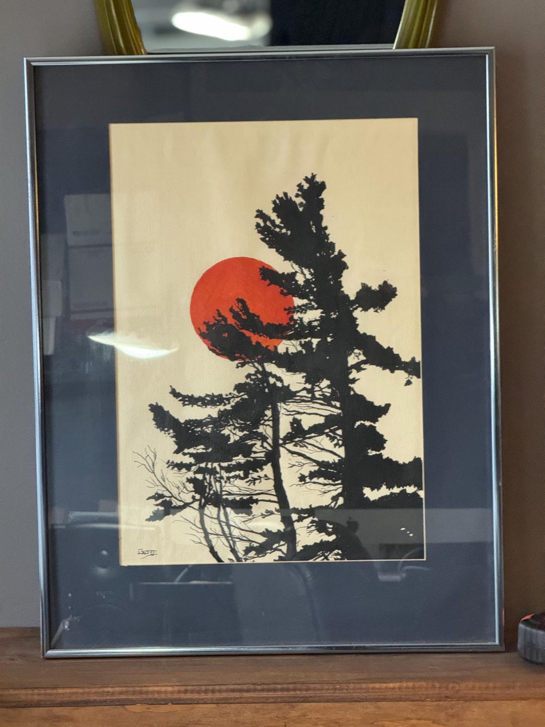 Signed Original Wood Block Print Painting - Etsy