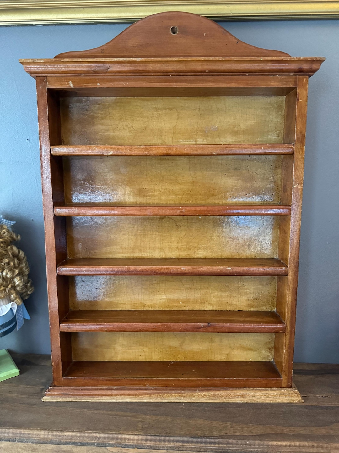 Solid Wood Mini Trinket Shelf - Etsy