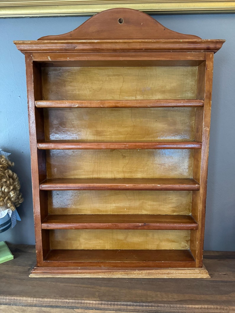 Solid Wood Mini Trinket Shelf - Etsy