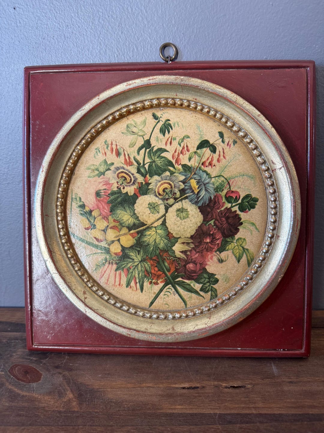 Italian Chalkware Floral Still Life - Etsy