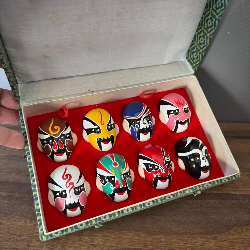 Chinese Opera Masks - Etsy