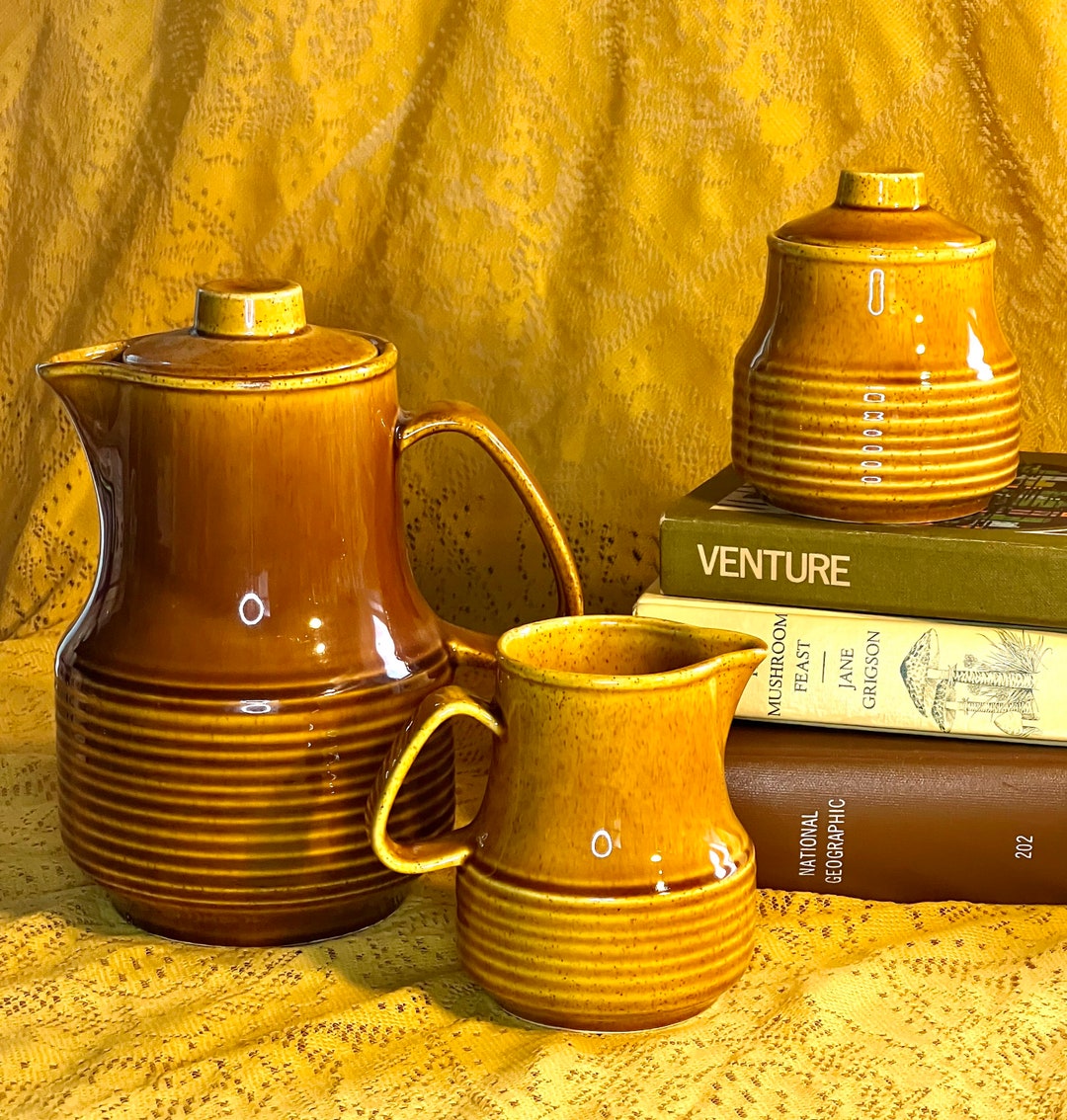 Stoneware Teapot Set - Etsy