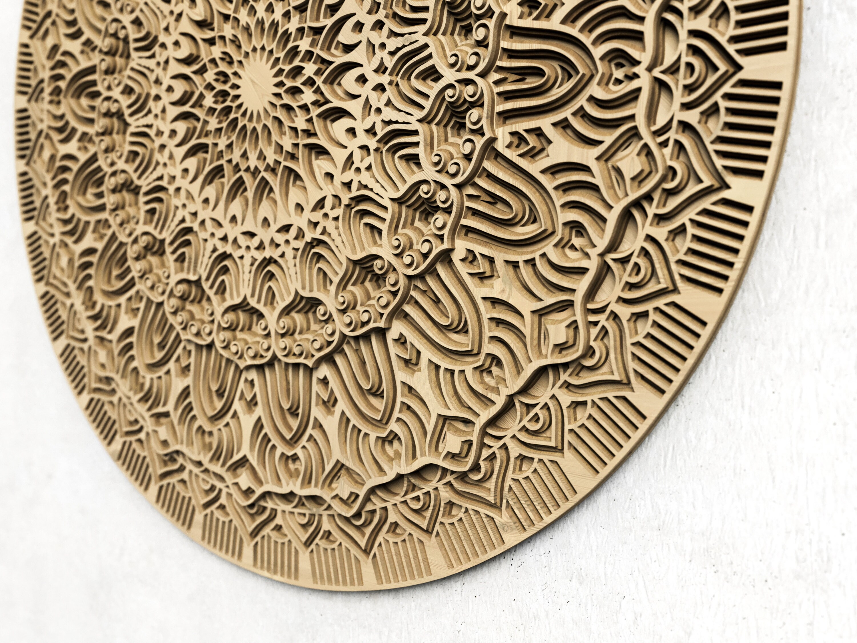 3D Mandala SVG Files, Layered Mandala DXF Cut Files, Laser Cut Mandala ...