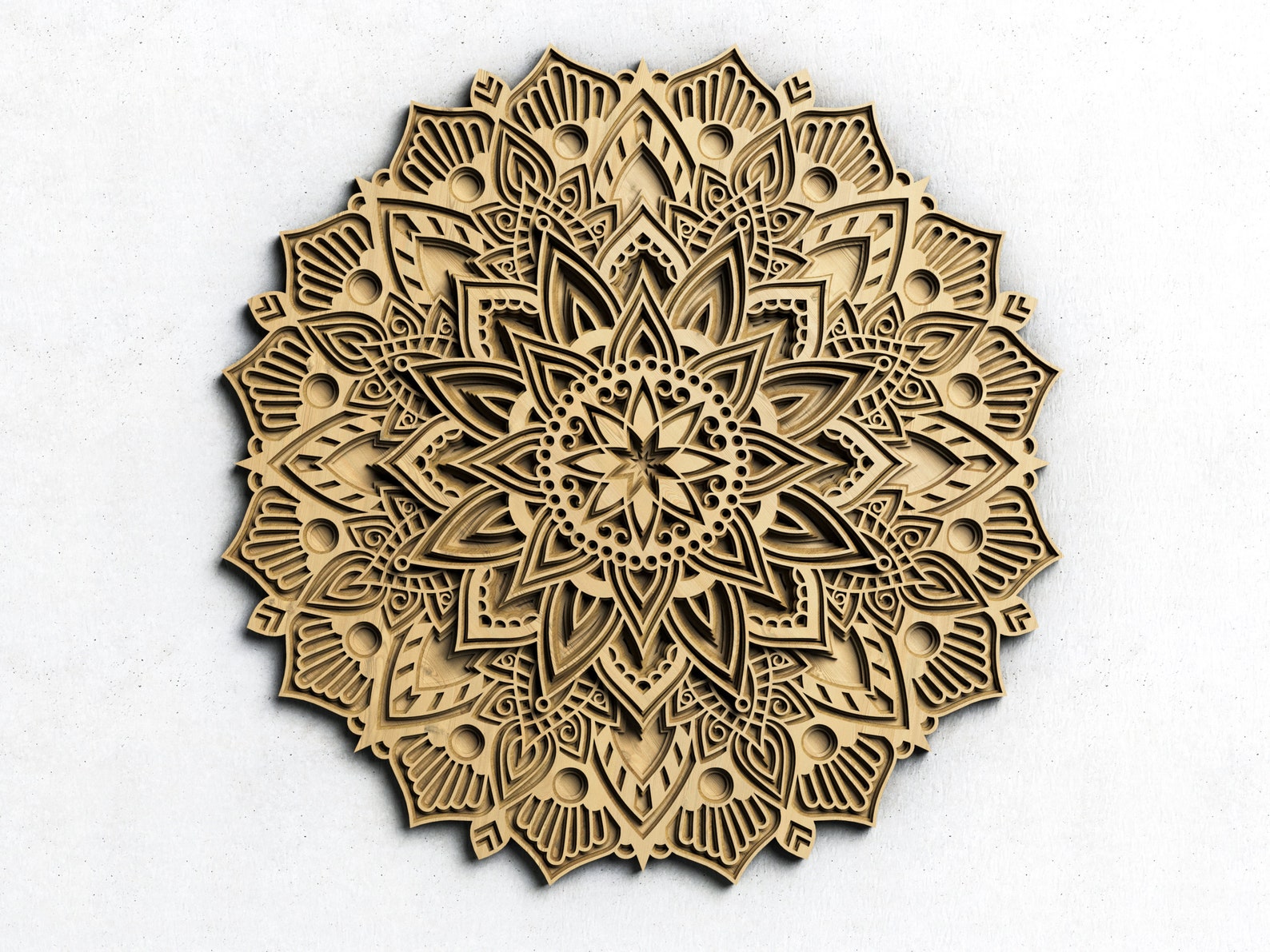 3D Mandala SVG Files Layered Mandala DXF Cut Files (Download Now) - Etsy