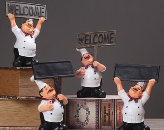 Resin Chef Statue - Etsy