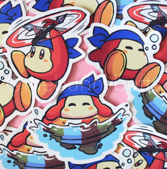 Bandana Waddle Dee Sticker Set - Etsy
