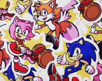 Knuckles Sonic the Hedgehog Sticker Decal Laptop Sticker - Etsy