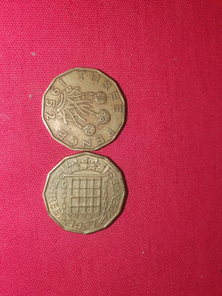 RARE 3P COINS 1952 AND 1967 Desirable for a Collector - Etsy UK