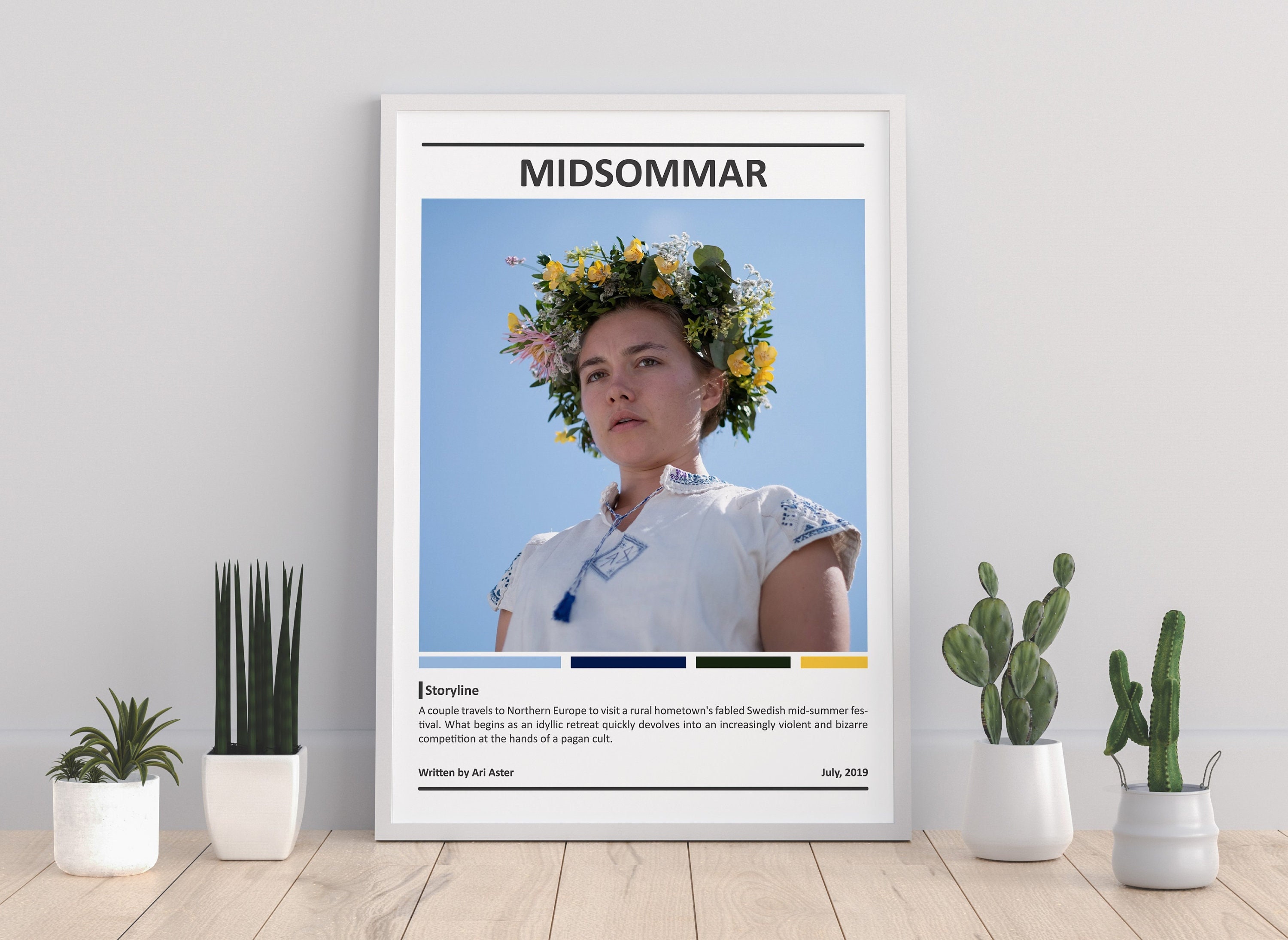 Midsommar | Ari Aster | Minimalist Movie Poster | Vintage Retro