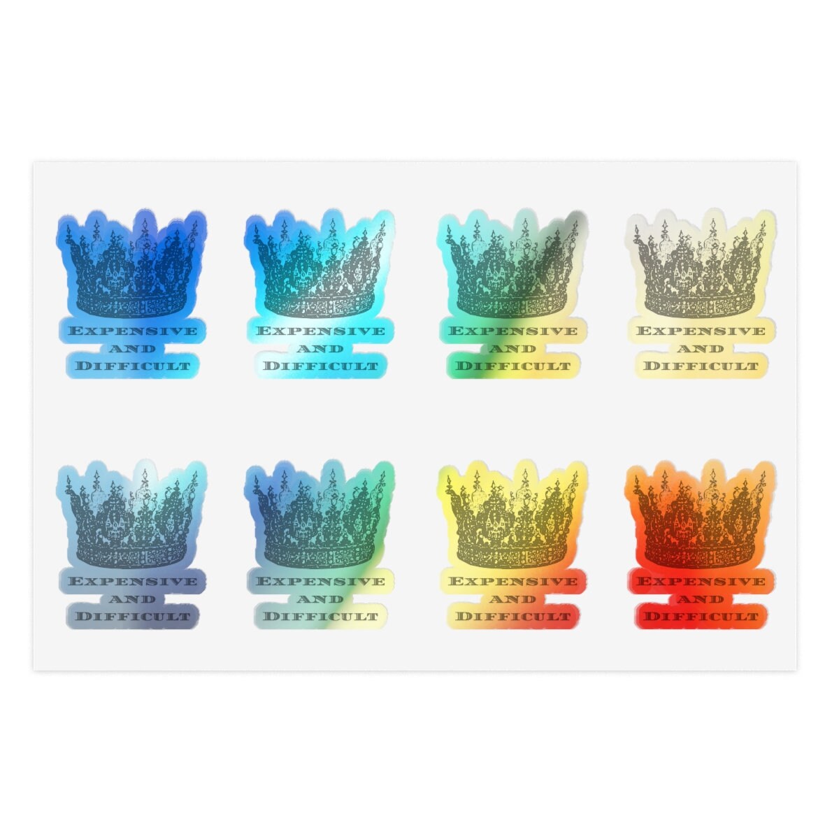 Expensive Difficult Sticker Sheets Sticker Sheets Funny Sticker Meme ...