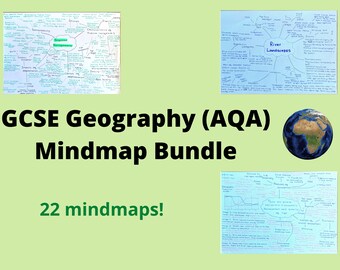 GCSE Geography AQA Mindmap Bundle 2 - Etsy
