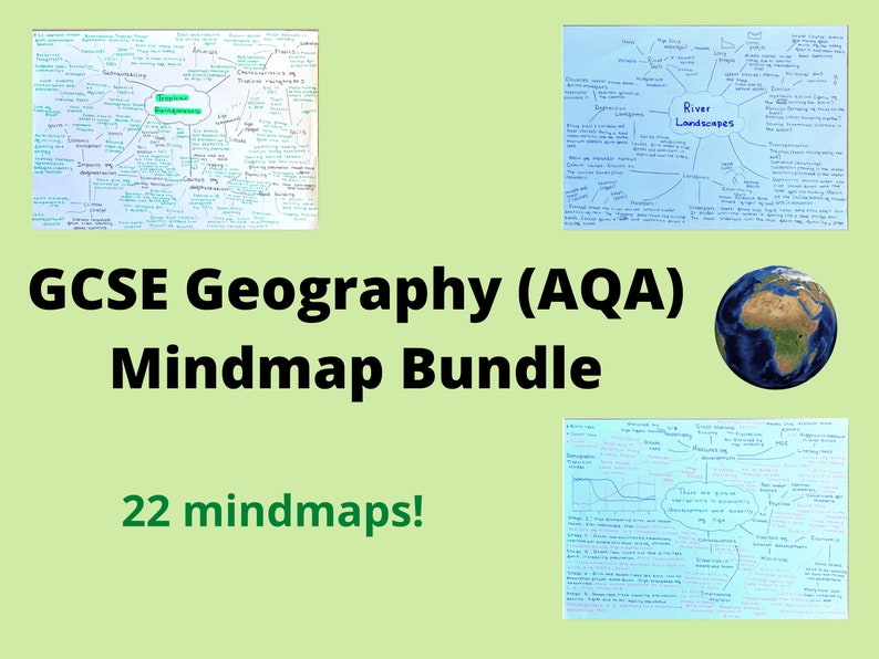 GCSE Geography (AQA) - Mindmap Bundle - Etsy