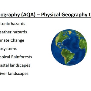 GCSE Geography (AQA) - Mindmap Bundle - Etsy UK