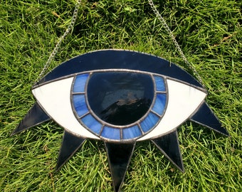Stained Glass Window Hangings Eye - Etsy