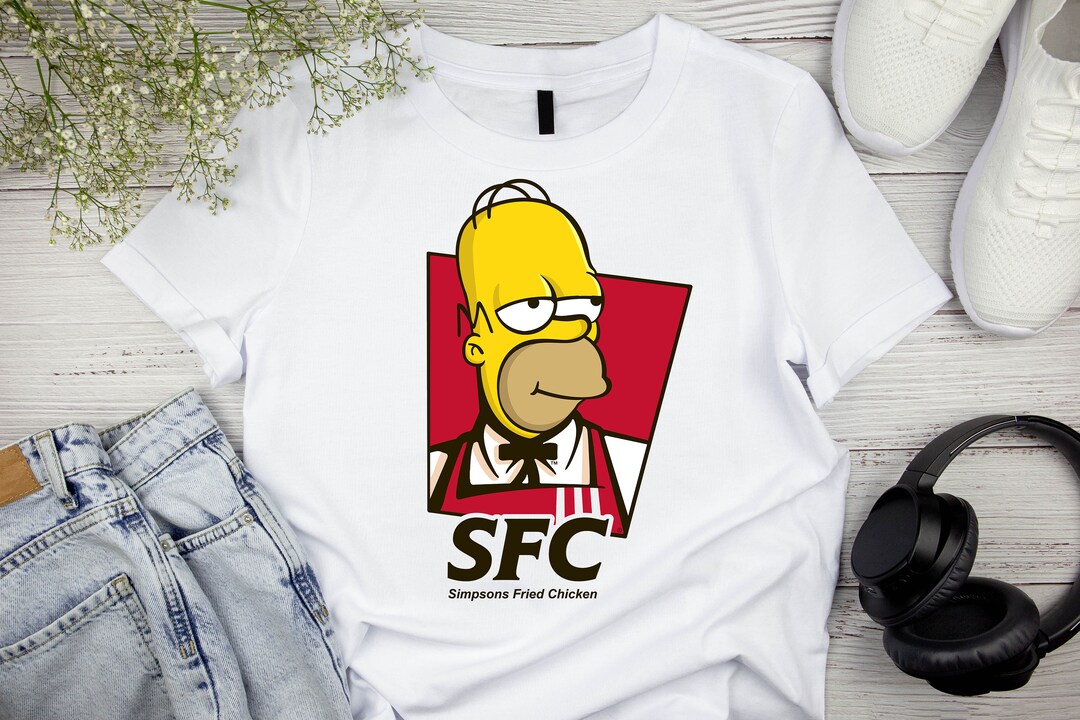 The Simpsons Homer Kfc Png , Digital File Homero Simpsons Png - Etsy