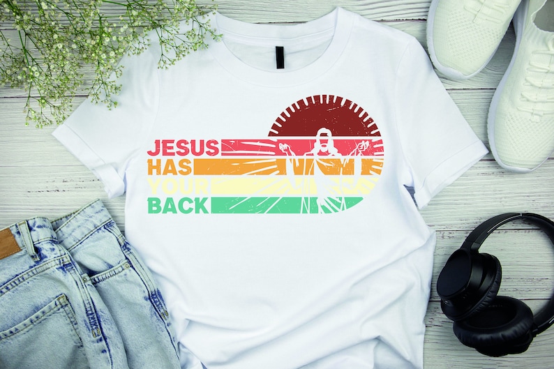Jesus Has Your Back Svg Bible Verse Dxf Christian Png Bundle - Etsy