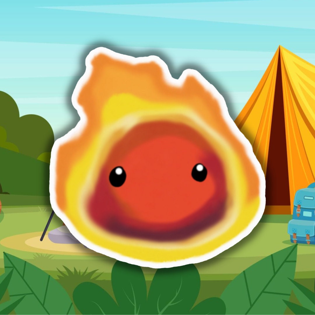 Fire Slime Slime Rancher Stickers - Etsy