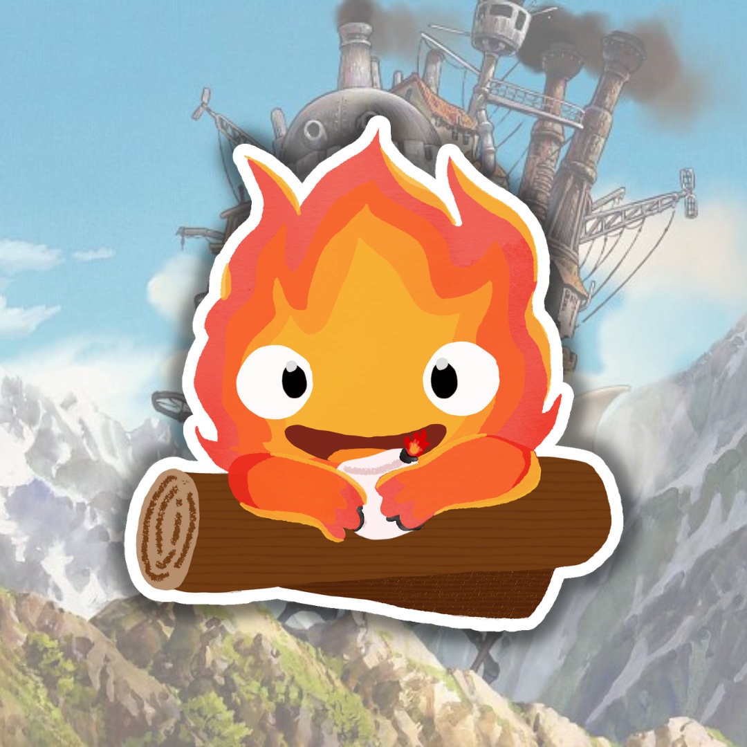 Calcifer Campfire | Howl's Moving Castle | Studio Ghibli - Etsy