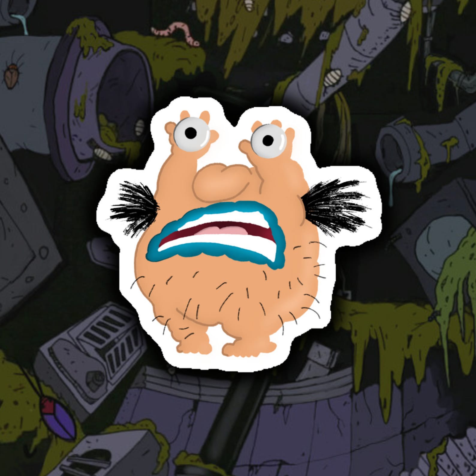 Oblina, Ickis, Krumm | Ahh Real Monsters | Nickelodeon Sticker - Etsy