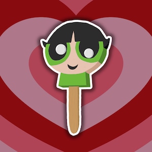 Buttercup, Blossom, and Bubbles Popsicle Ice Cream Bar | Powerpuff Girl ...