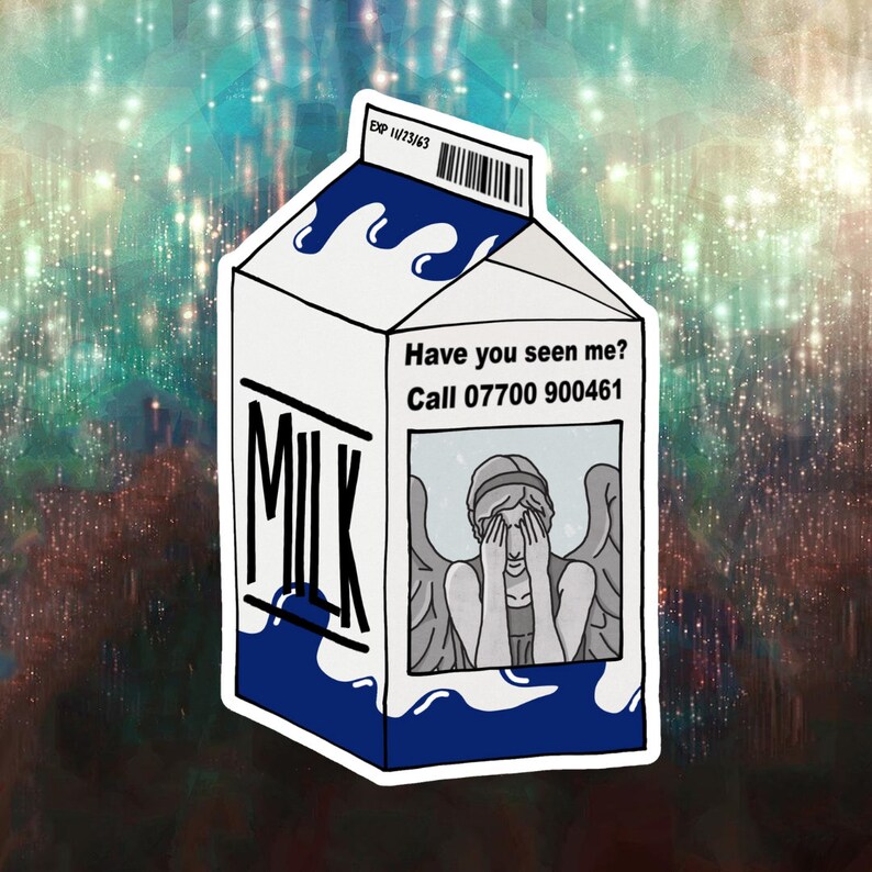 Doctor Who Milk Cartons | Weeping Angel, the Silence, the Empty Child ...