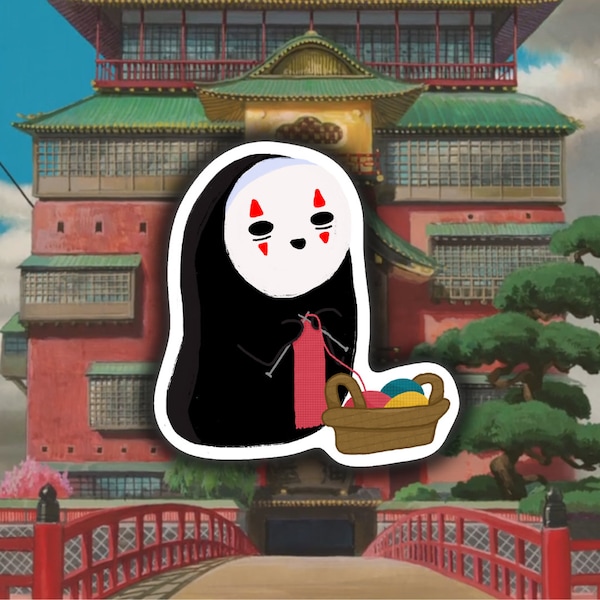 No Face Spirited Away Knitting - Etsy
