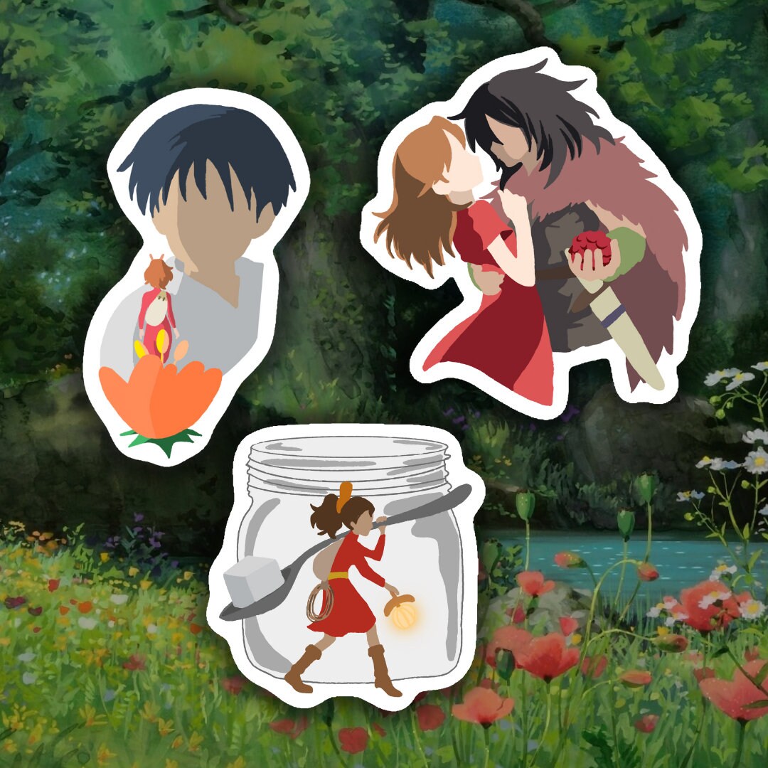 Arrietty, Sho, and Spud Studio Ghibli Sticker Set - Etsy