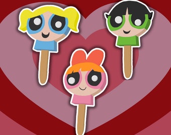 Powerpuff Girls Ice Cream Bar - Etsy