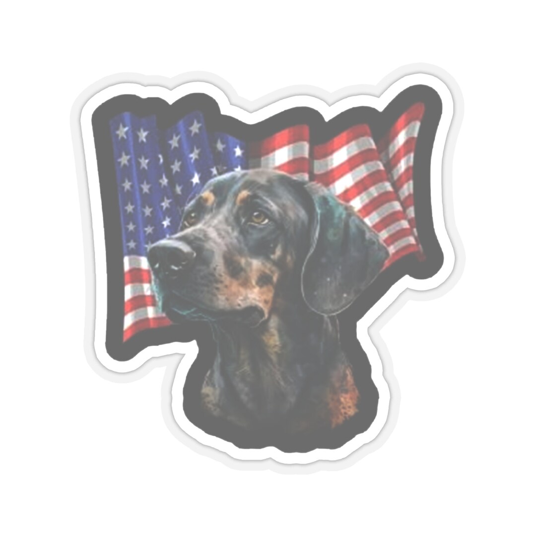 Sticker Vynil Plott Hound Plott Hound USA Flag Stickers - Etsy