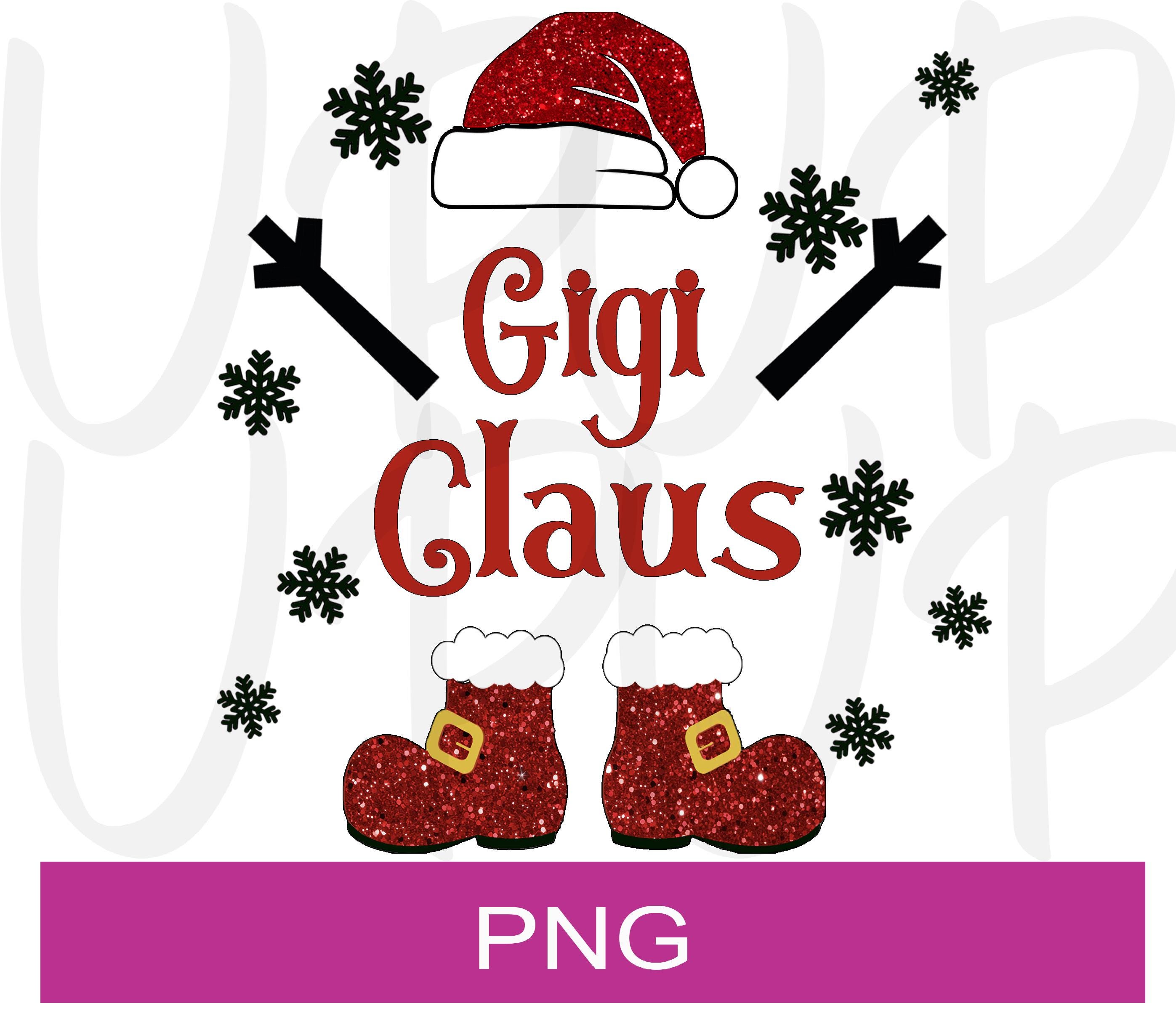 Nana Gigi Lolli Mimi Nini Gram Lolly Claus PNG File Christmas PNG Santa ...