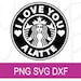 I Love You A Latte | Digital Design | - Etsy