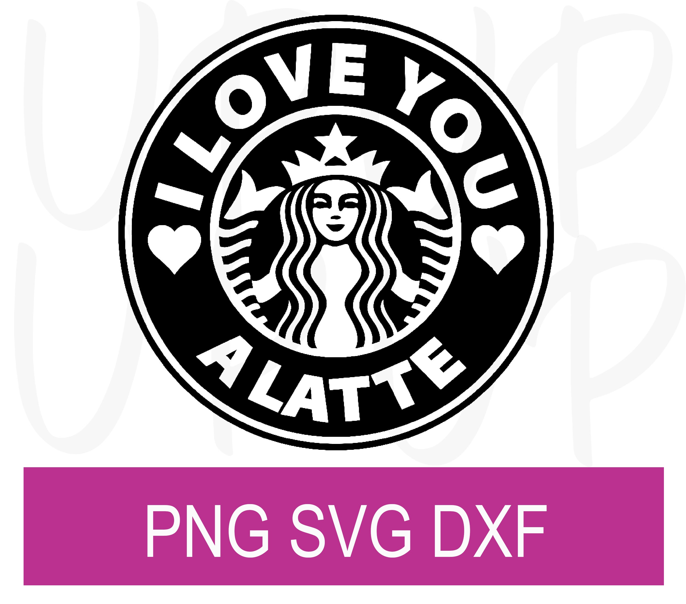 I Love You A Latte | Digital Design | - Etsy