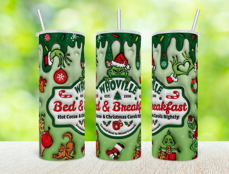 Whoville Bed and Breakfast 3D Design | DIGITAL DOWNLOAD | 20oz Tumbler ...